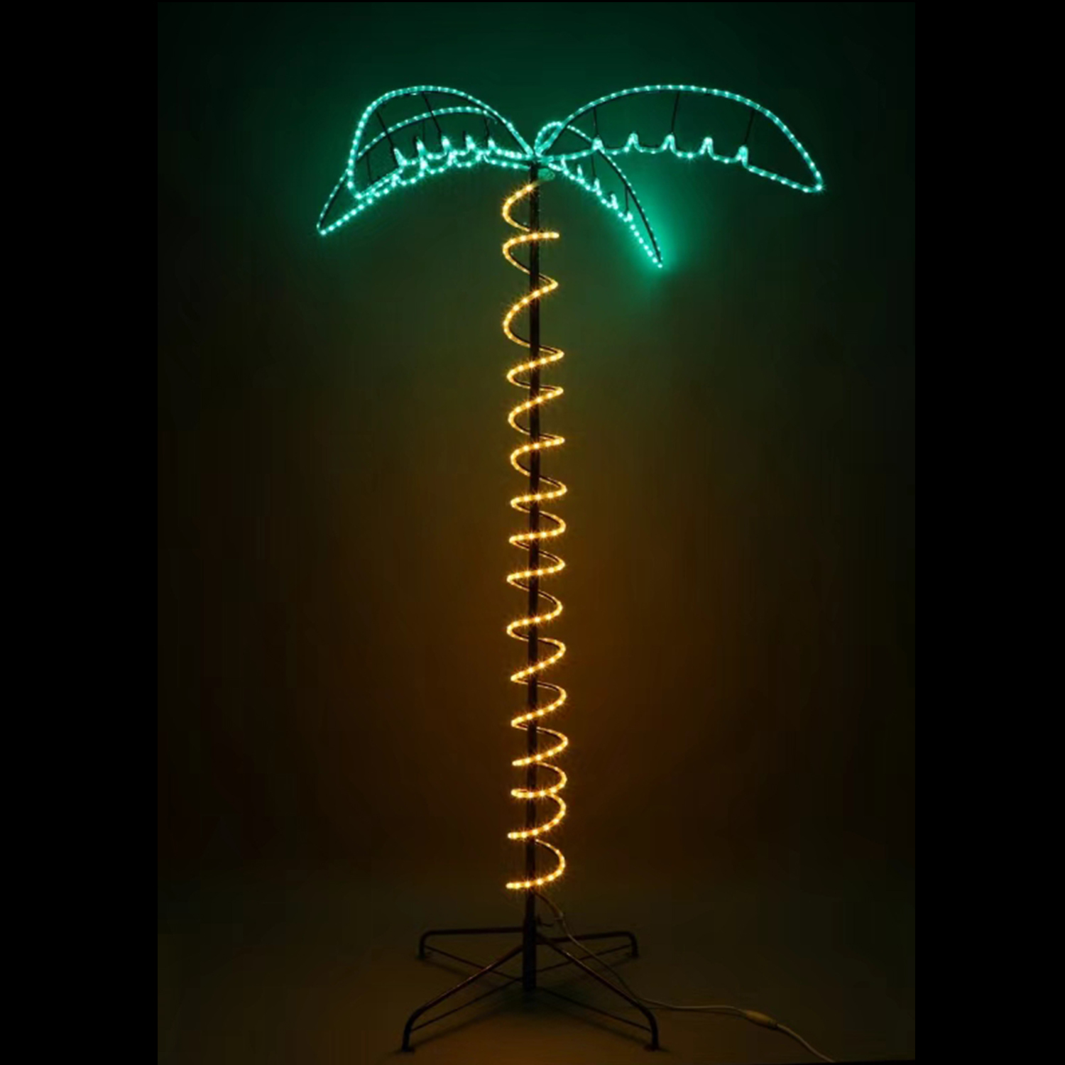 3D LED Motif – 6.5ft Coconut Tree - kriskringlelighting